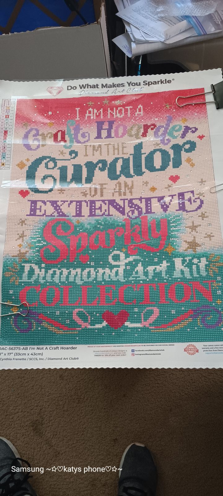 I'm Not A Craft Hoarder – Diamond Art Club