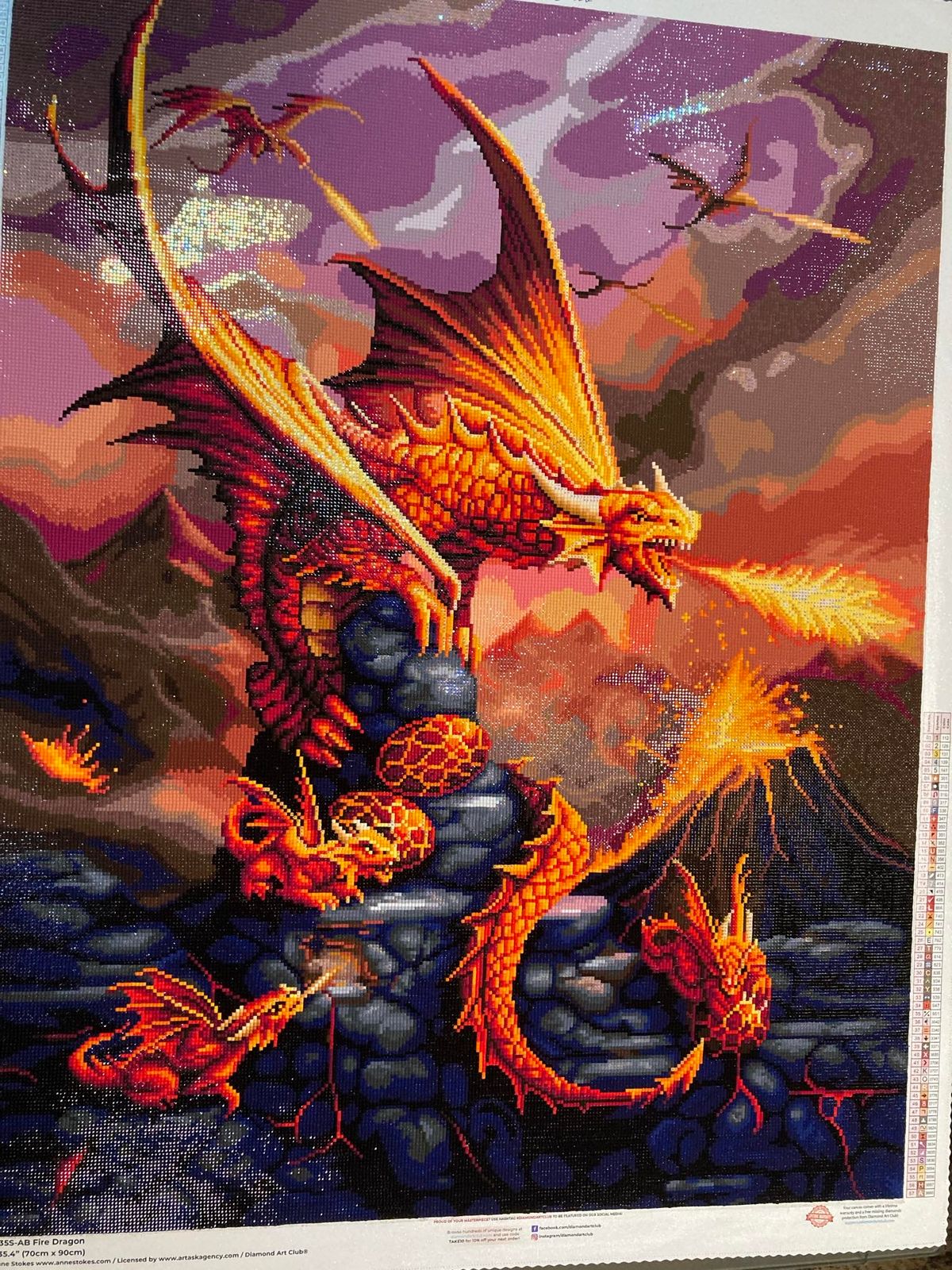 Fire Dragon – Diamond Art Club