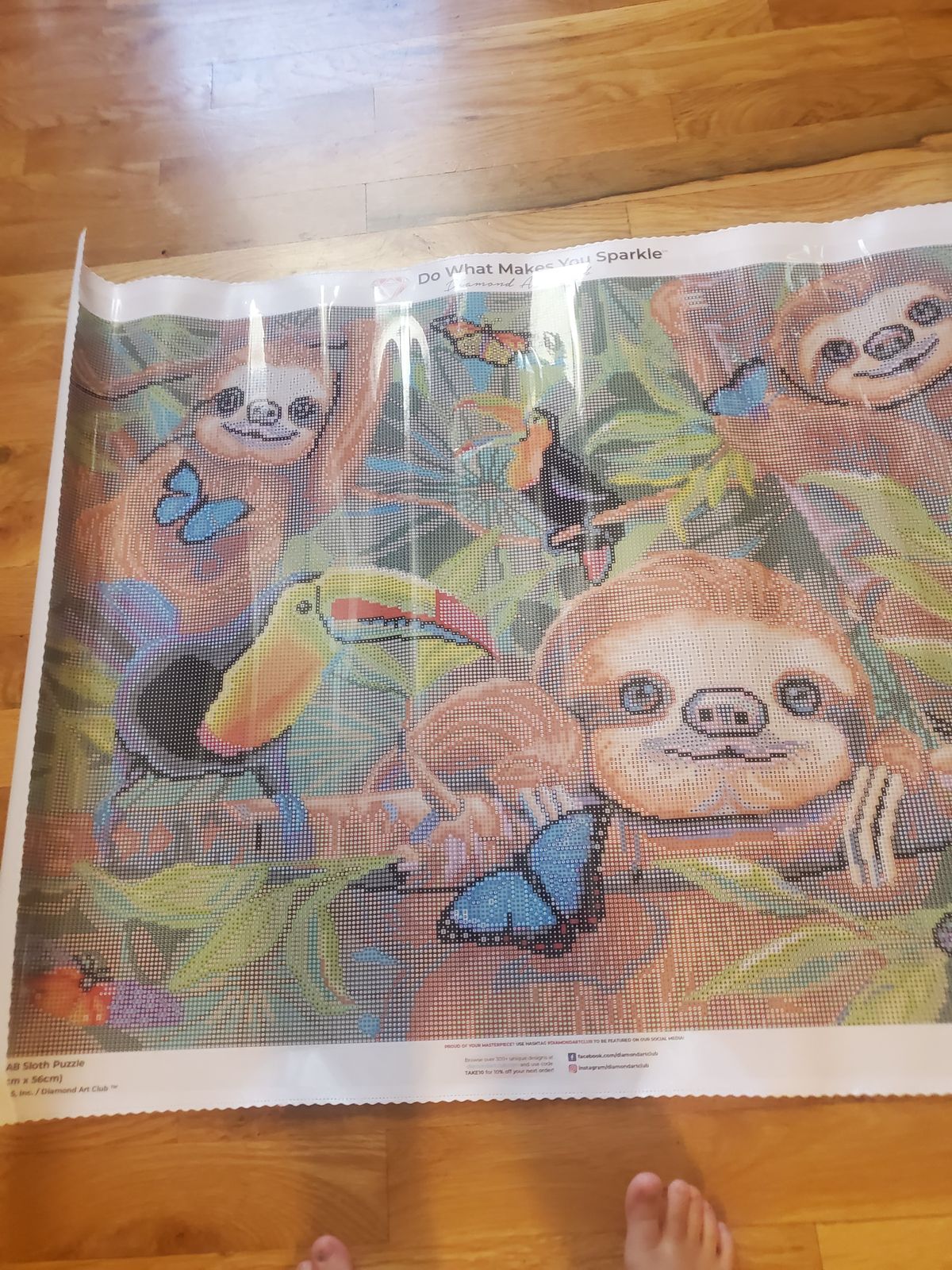 Sloth Puzzle – Diamond Art Club