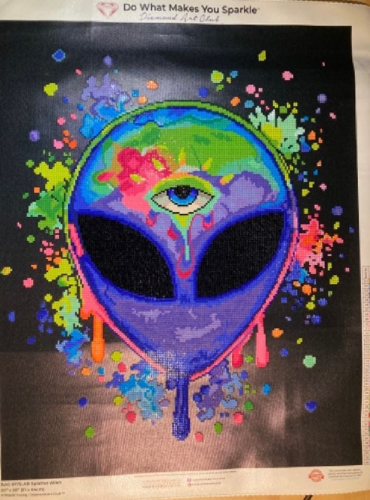 Splatter Alien – Diamond Art Club