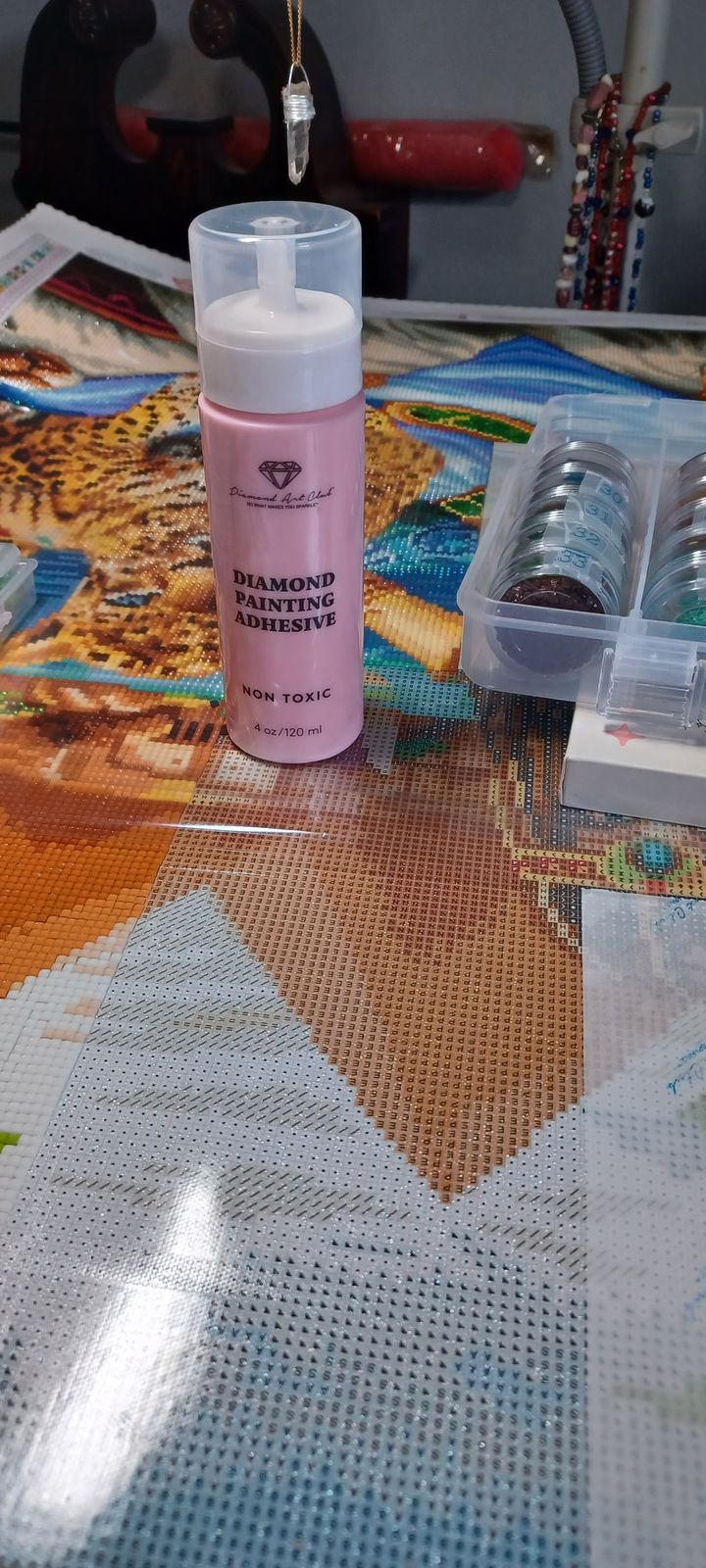 Canvas Adhesive with Applicator (4oz / 120ml) – Diamond Art Club