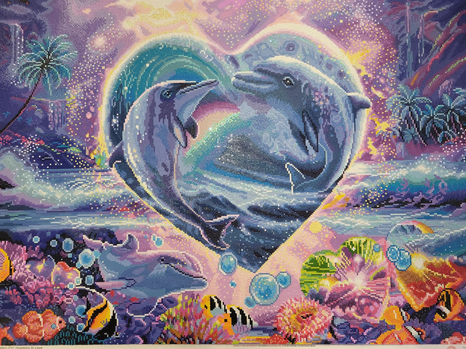 Dolphins In Love – Diamond Art Club