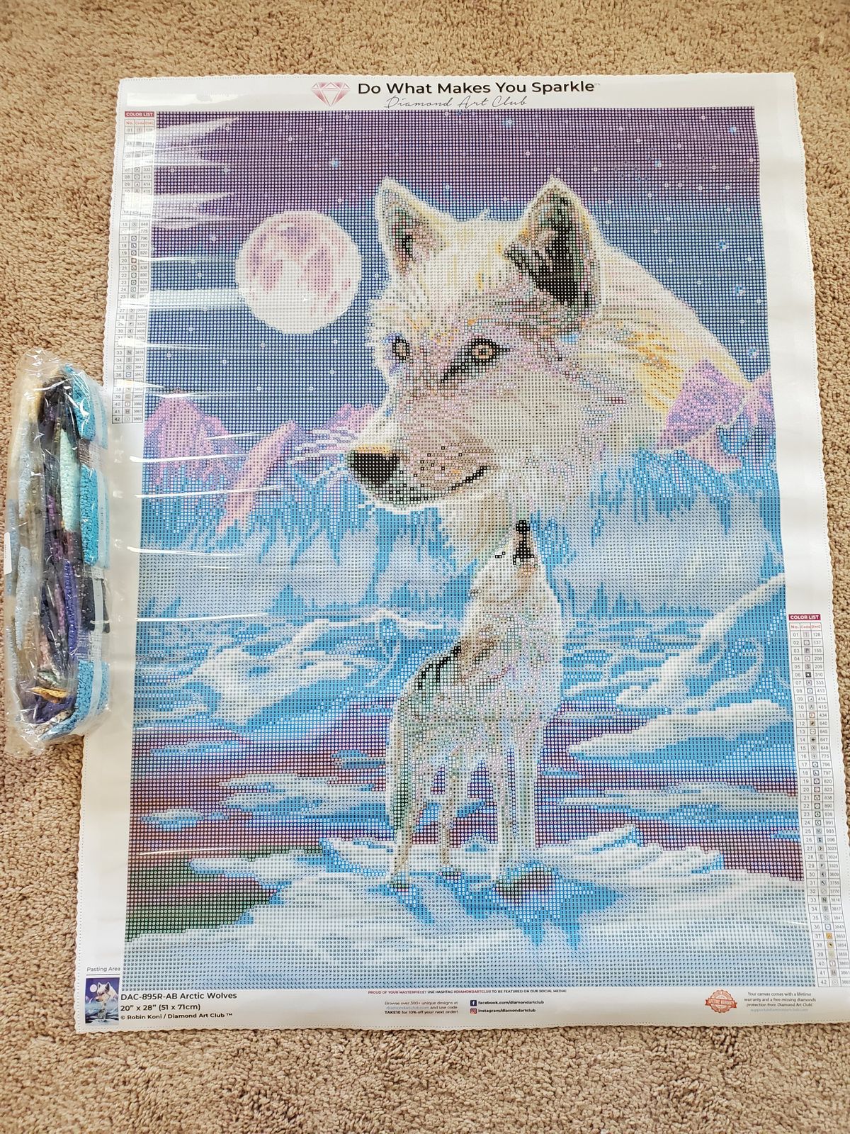 Arctic Wolves – Diamond Art Club