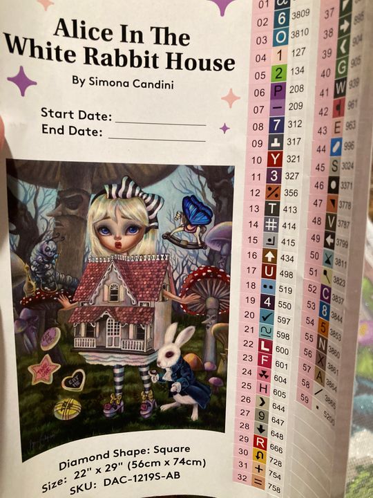 Alice in The White Rabbit House | Diamond Art Club™