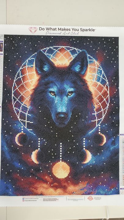 Dreamcatcher Wolf – Diamond Art Club