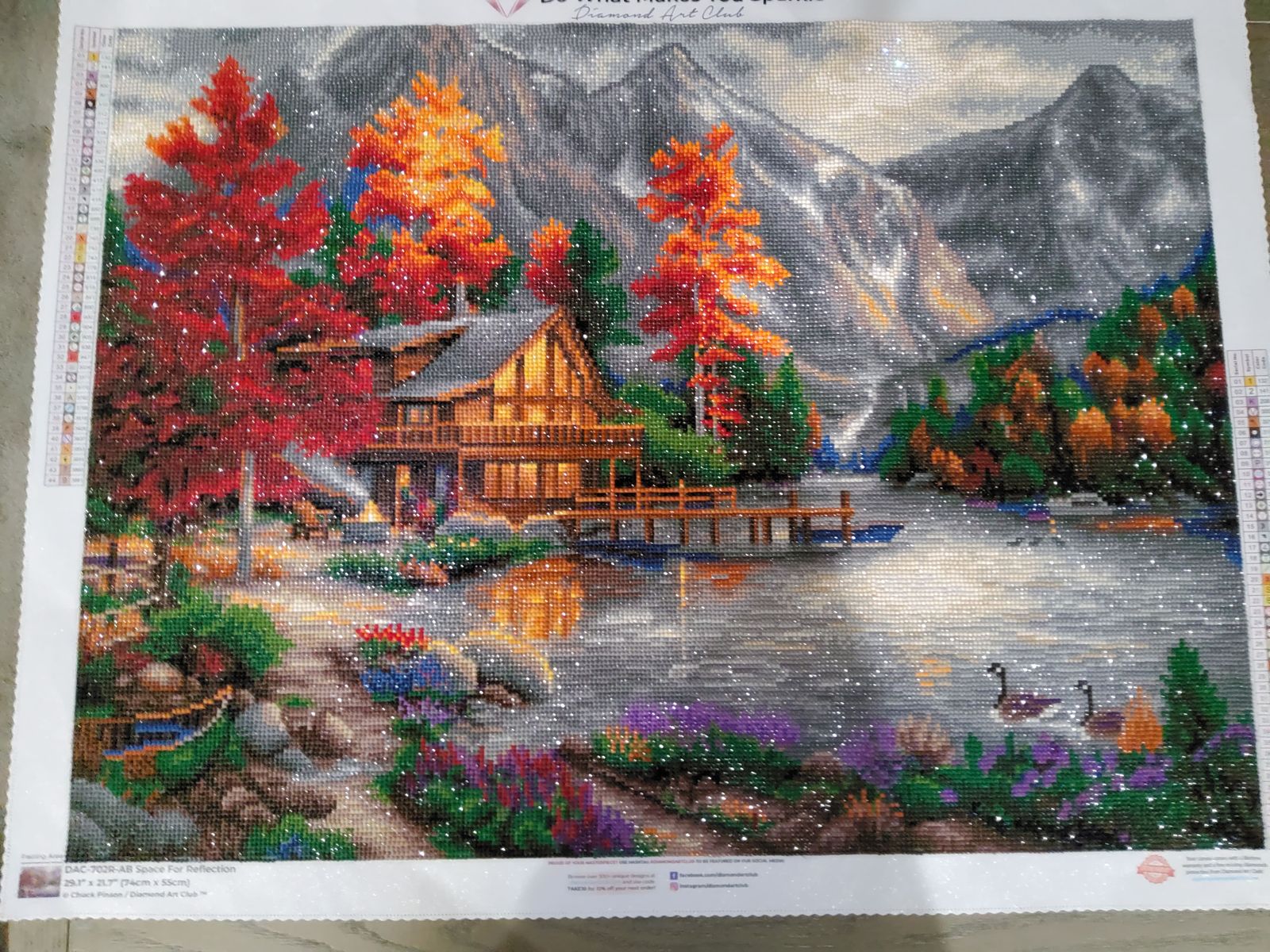 Space For Reflection Diamond Painting | Diamond Art Club™