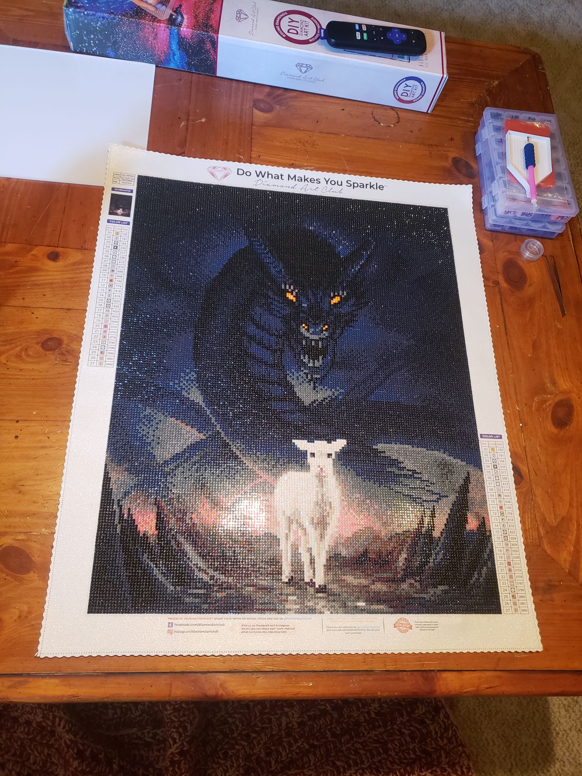 The Lamb And The Dragon – Diamond Art Club