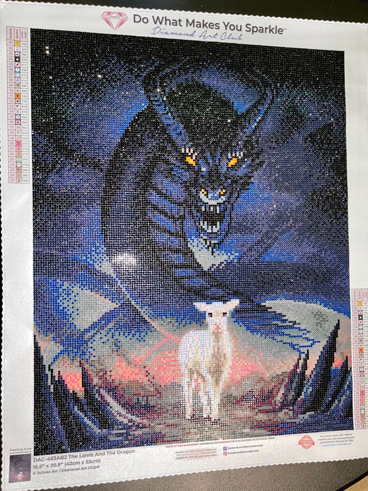 The Lamb And The Dragon – Diamond Art Club