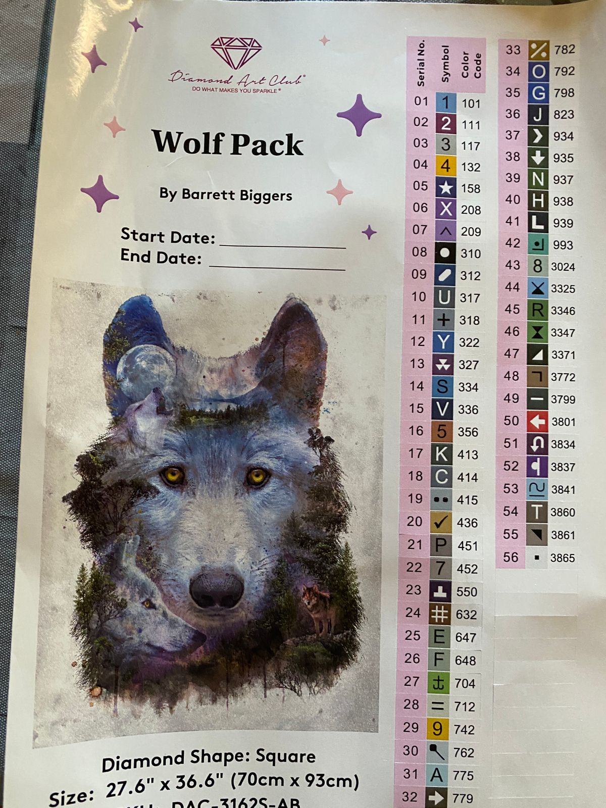 Wolf Pack – Diamond Art Club