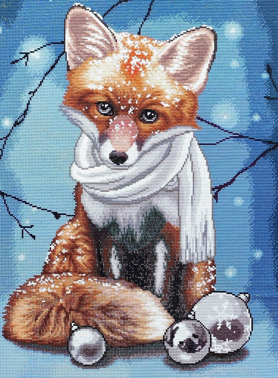 Christmas Fox – Diamond Art Club