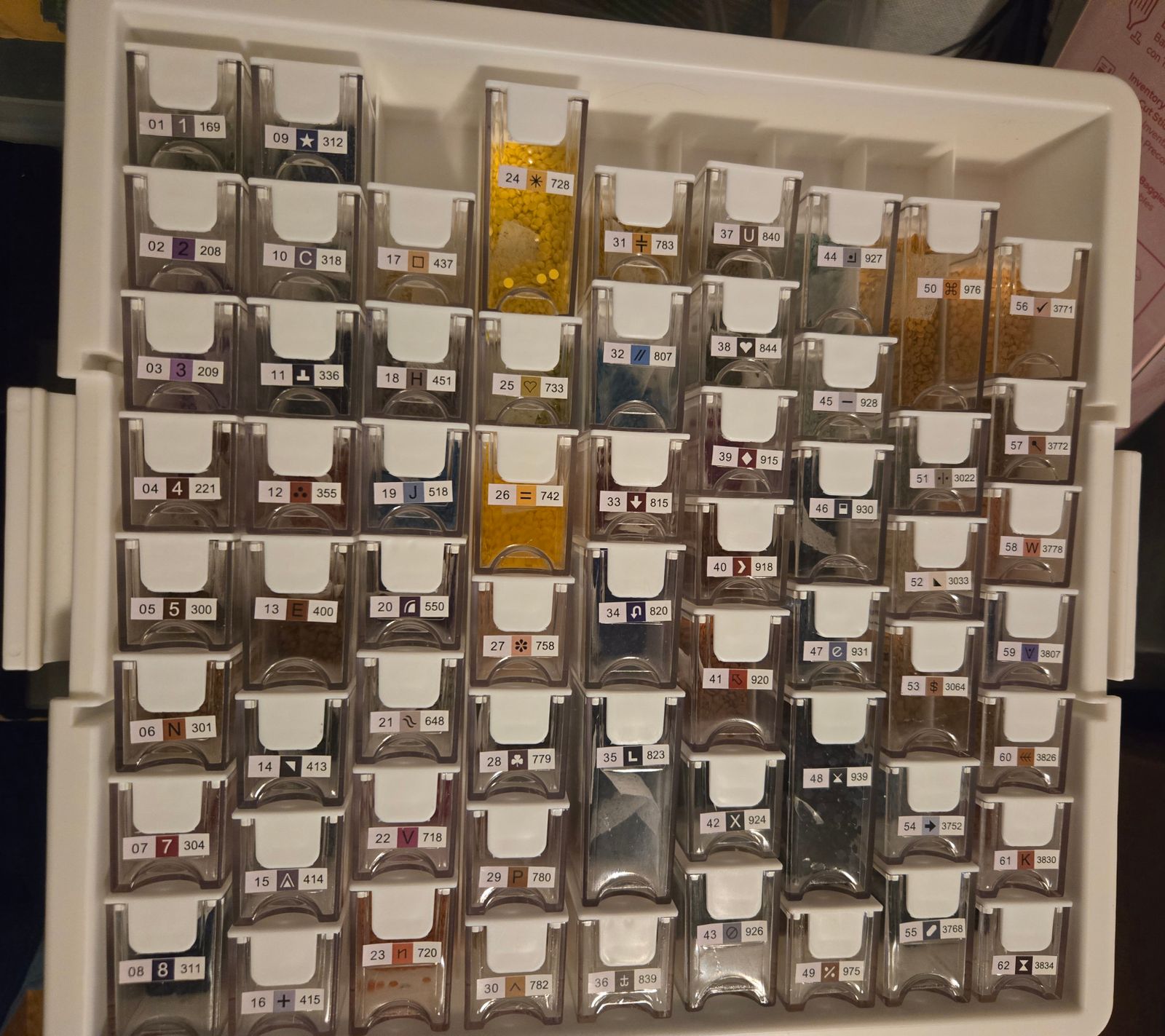 Premium 54-Container Diamond Storage Organizer – Diamond Art Club