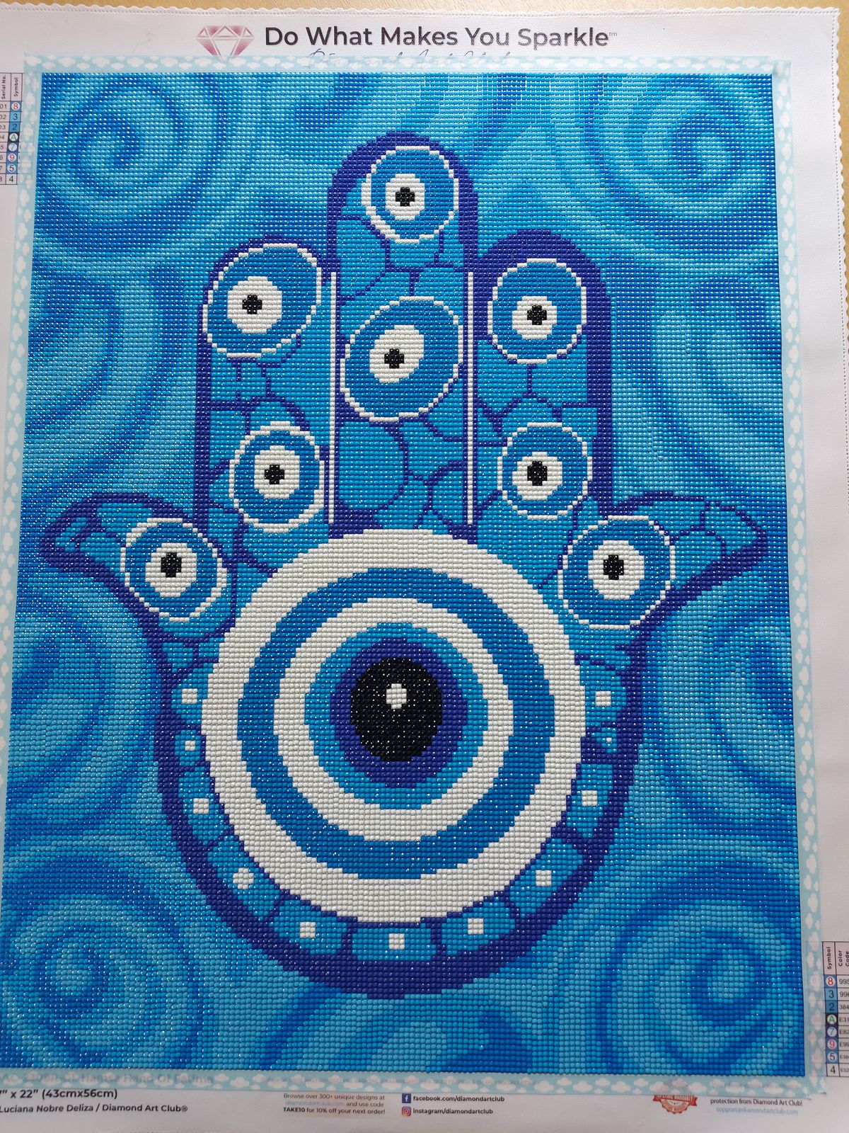 Hamsa Hand of Fatima – Diamond Art Club