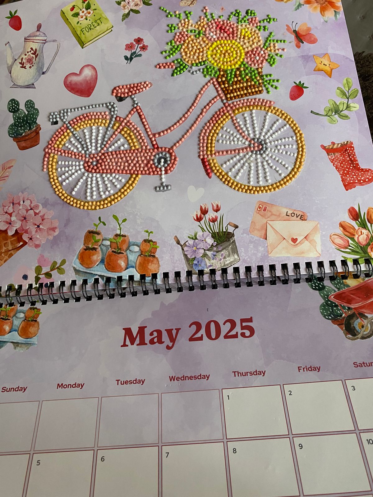 2025 Diamond Painting Calendar – Diamond Art Club