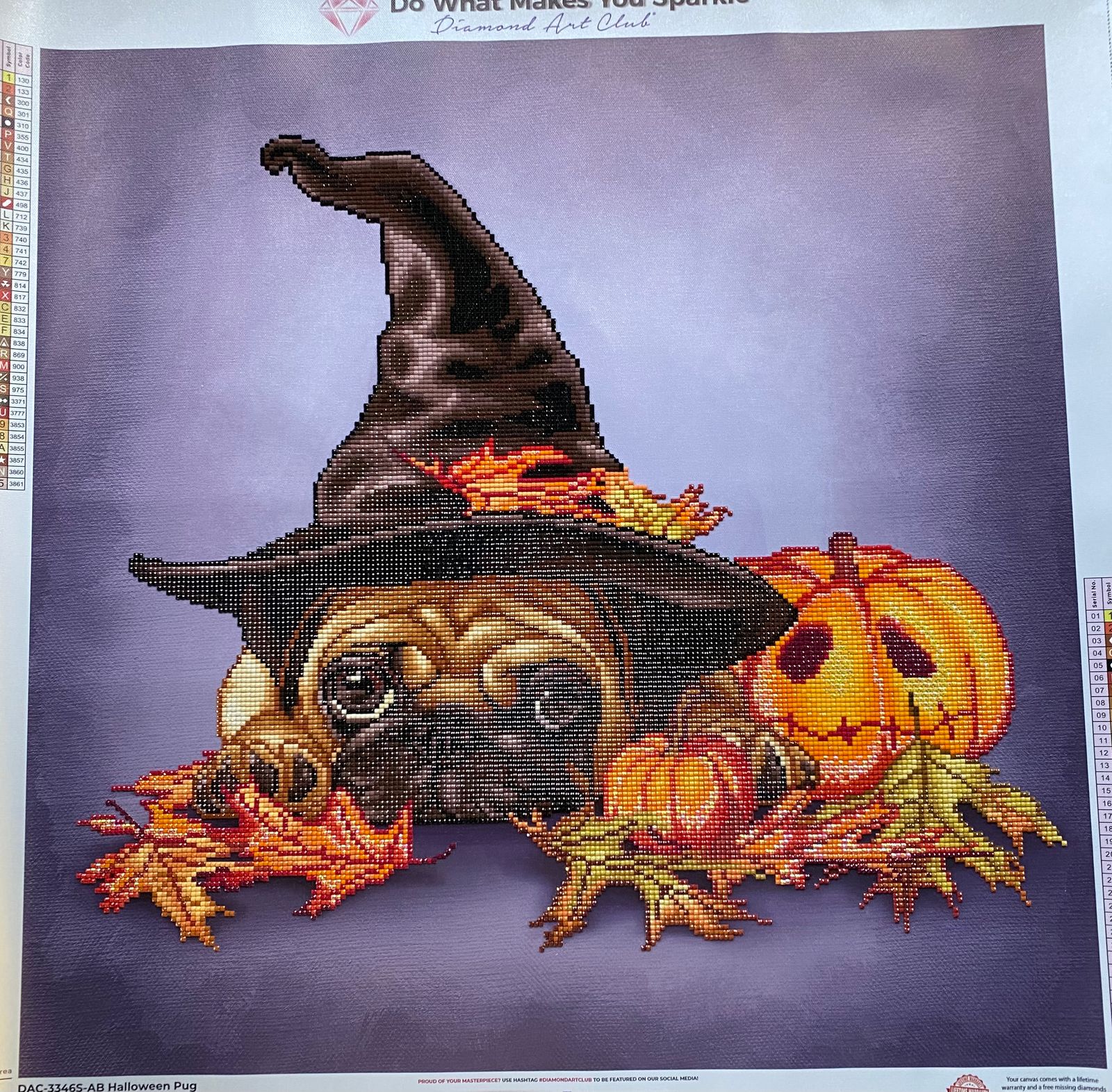 Halloween Pug – Diamond Art Club