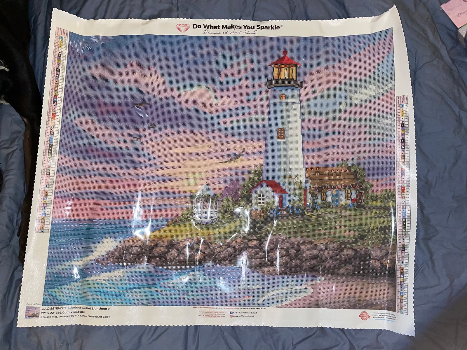 Glorious Sunset Lighthouse – Diamond Art Club