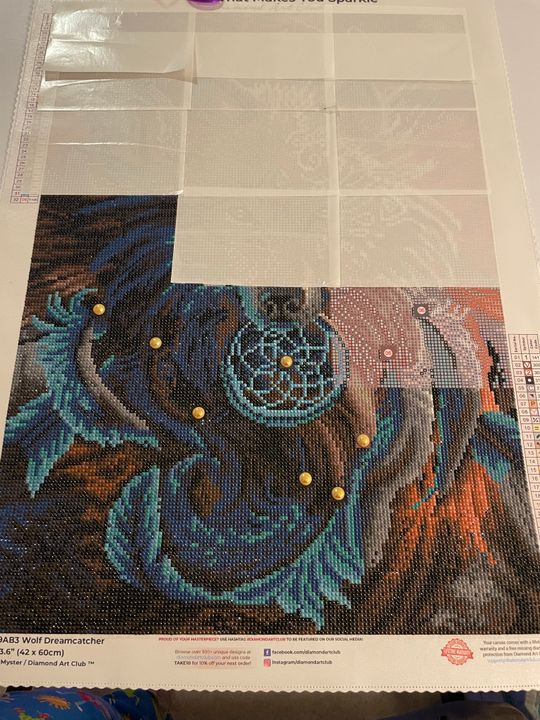 Wolf Dreamcatcher – Diamond Art Club