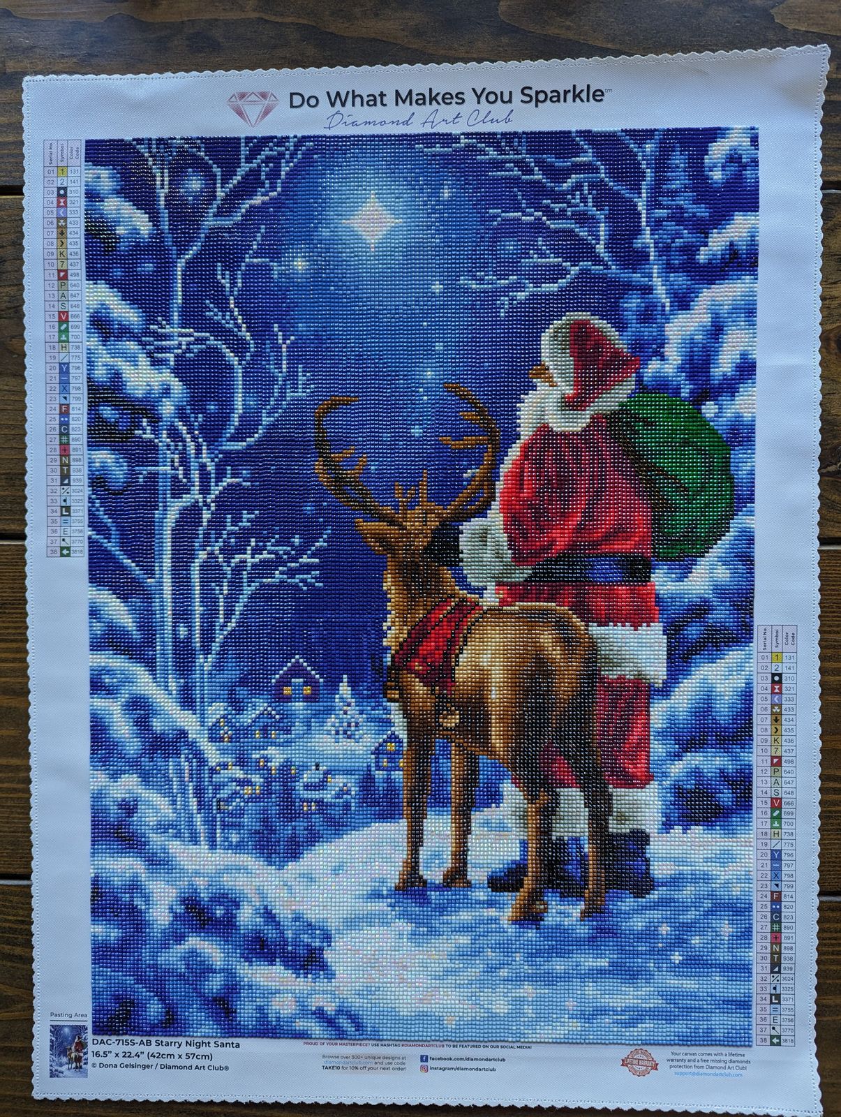 Starry Night Santa – Diamond Art Club