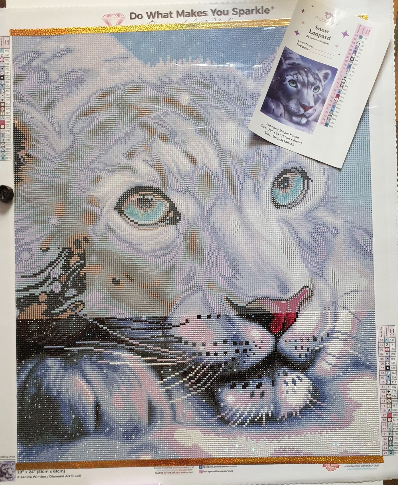 Snow Leopard – Diamond Art Club