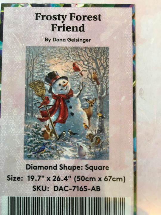 Frosty Forest Friend Diamond Painting | Diamond Art Club™