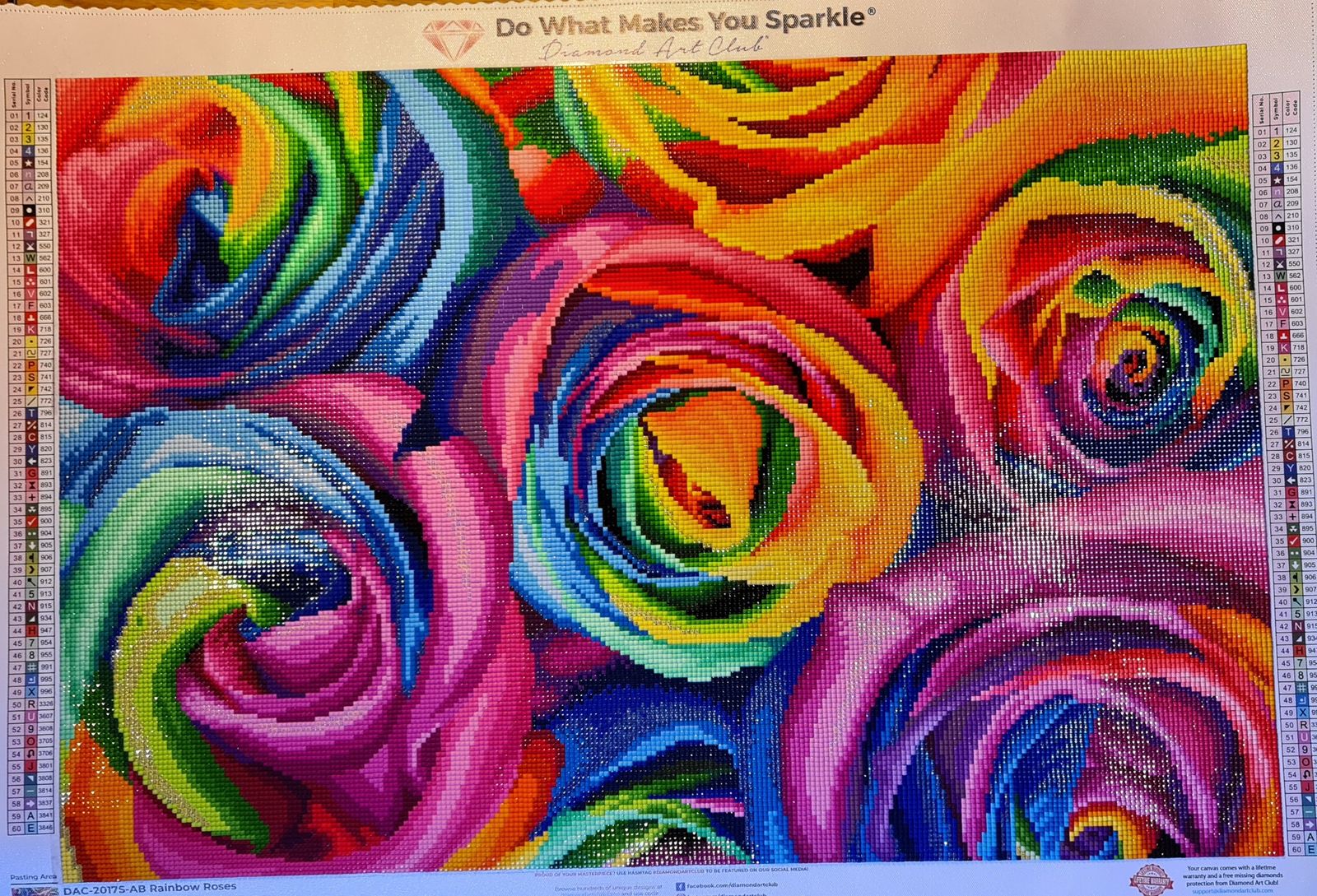 Rainbow Roses – Diamond Art Club