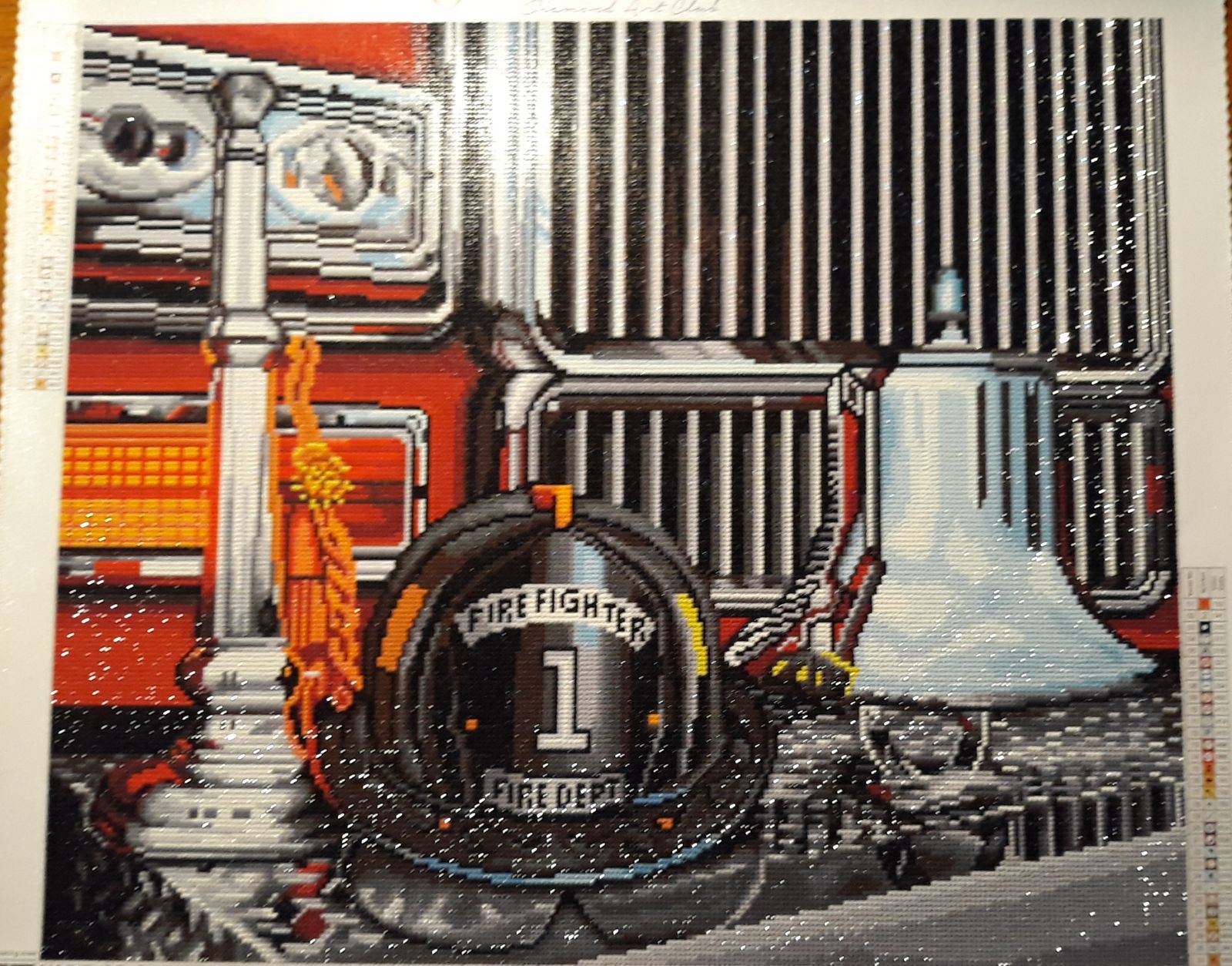 Fire Truck Painting | Diamond Art Club®