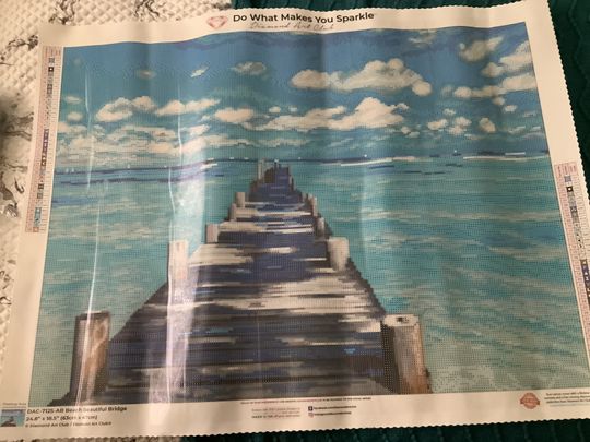 Beach Beautiful Bridge – Diamond Art Club