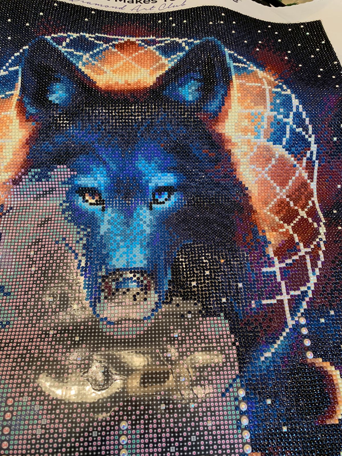 Dreamcatcher Wolf – Diamond Art Club