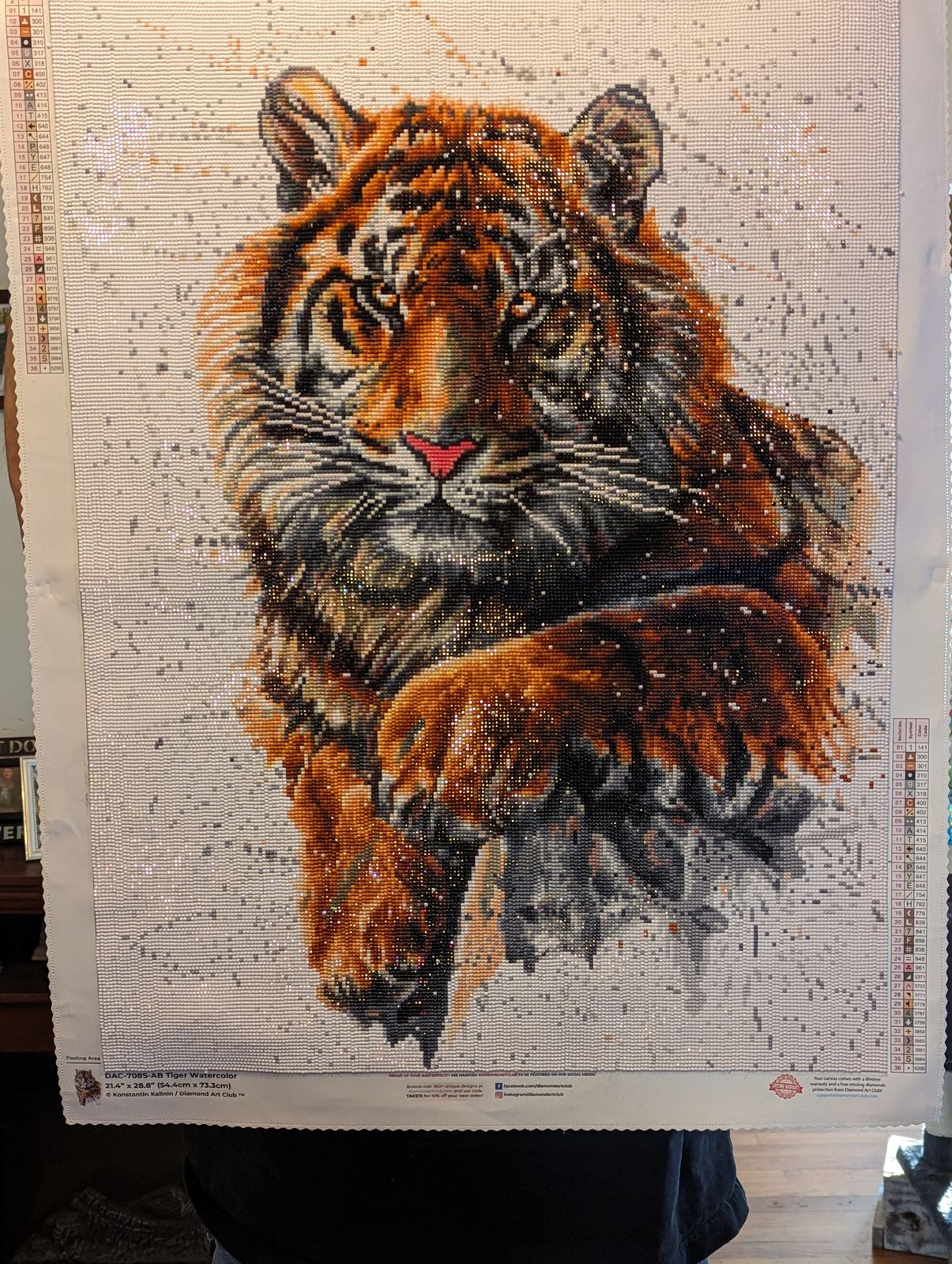 Tiger Watercolor – Diamond Art Club