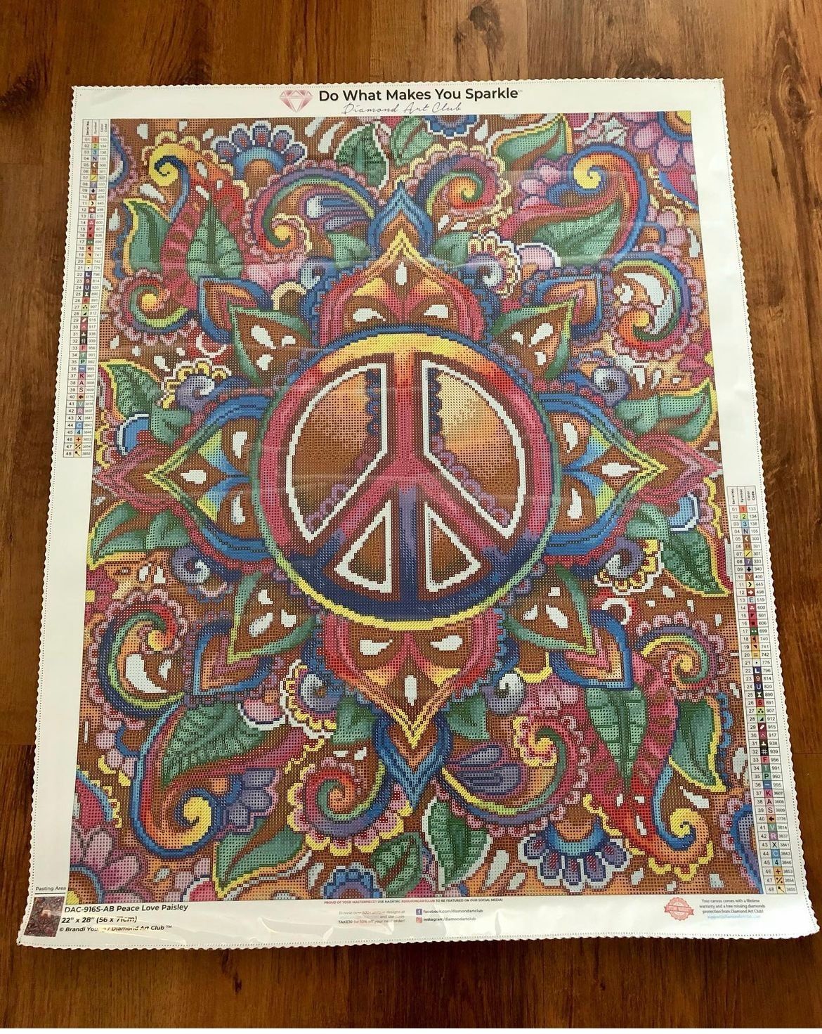 Peace Love Paisley – Diamond Art Club