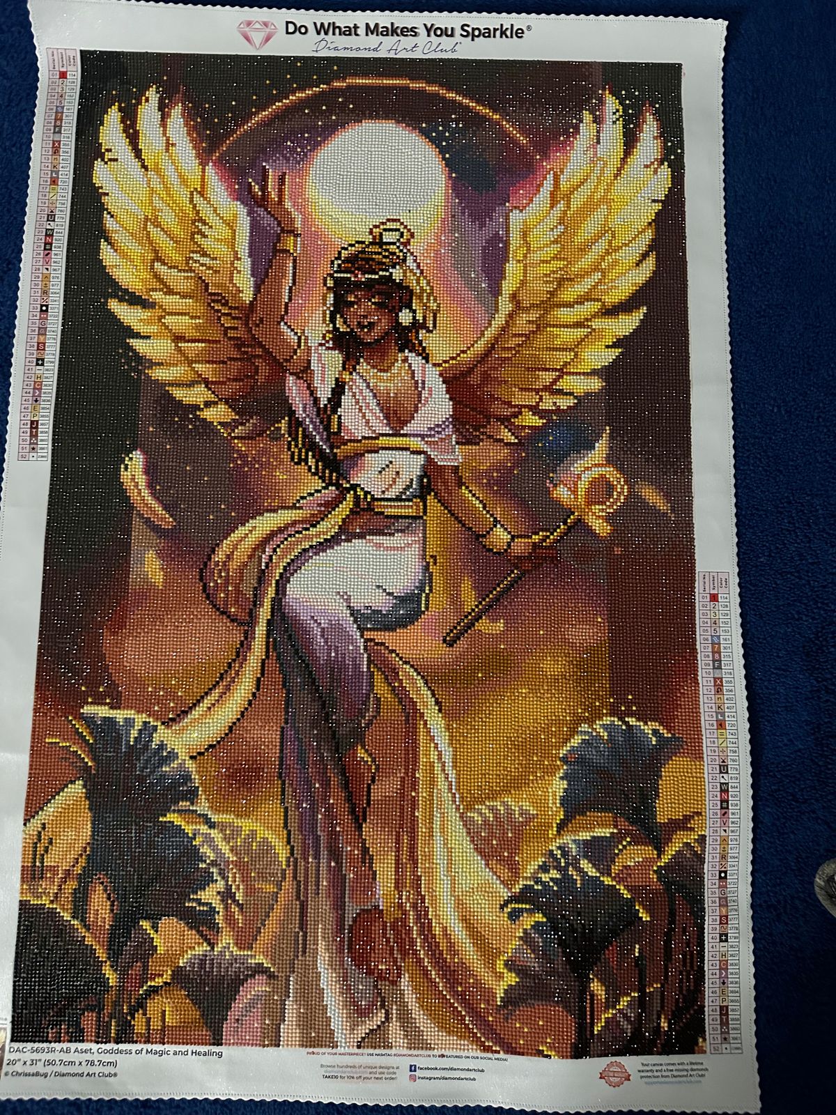 Aset, Goddess of Magic and Healing – Diamond Art Club