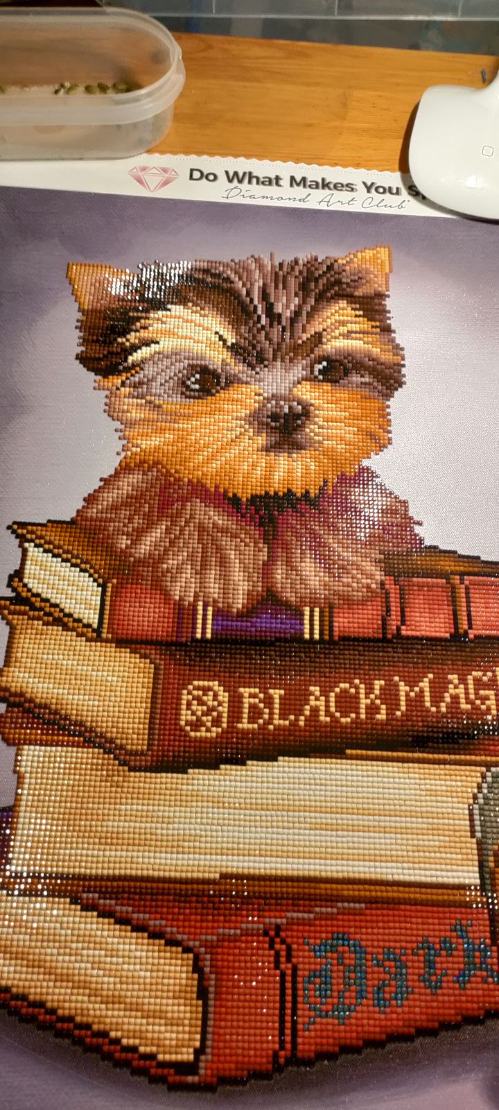 Yorkie & Magic Books – Diamond Art Club