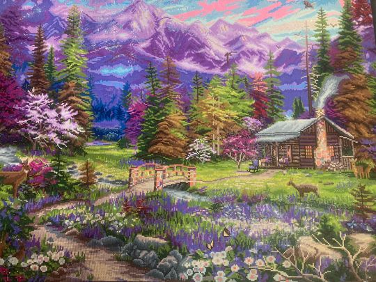 Inspiration of Spring Meadows – Diamond Art Club
