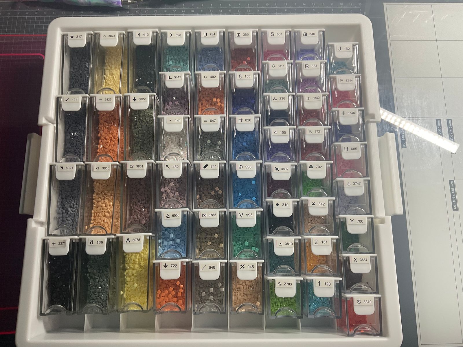 Premium 54-Container Diamond Storage Organizer – Diamond Art Club