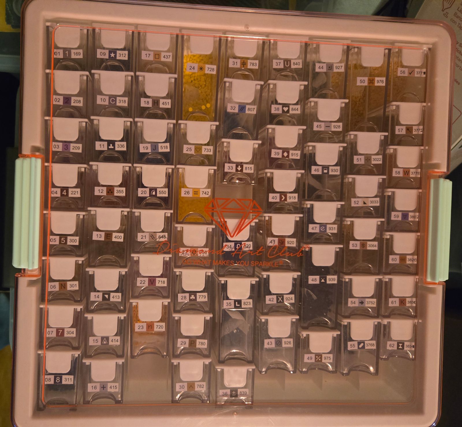 Premium 54-Container Diamond Storage Organizer – Diamond Art Club