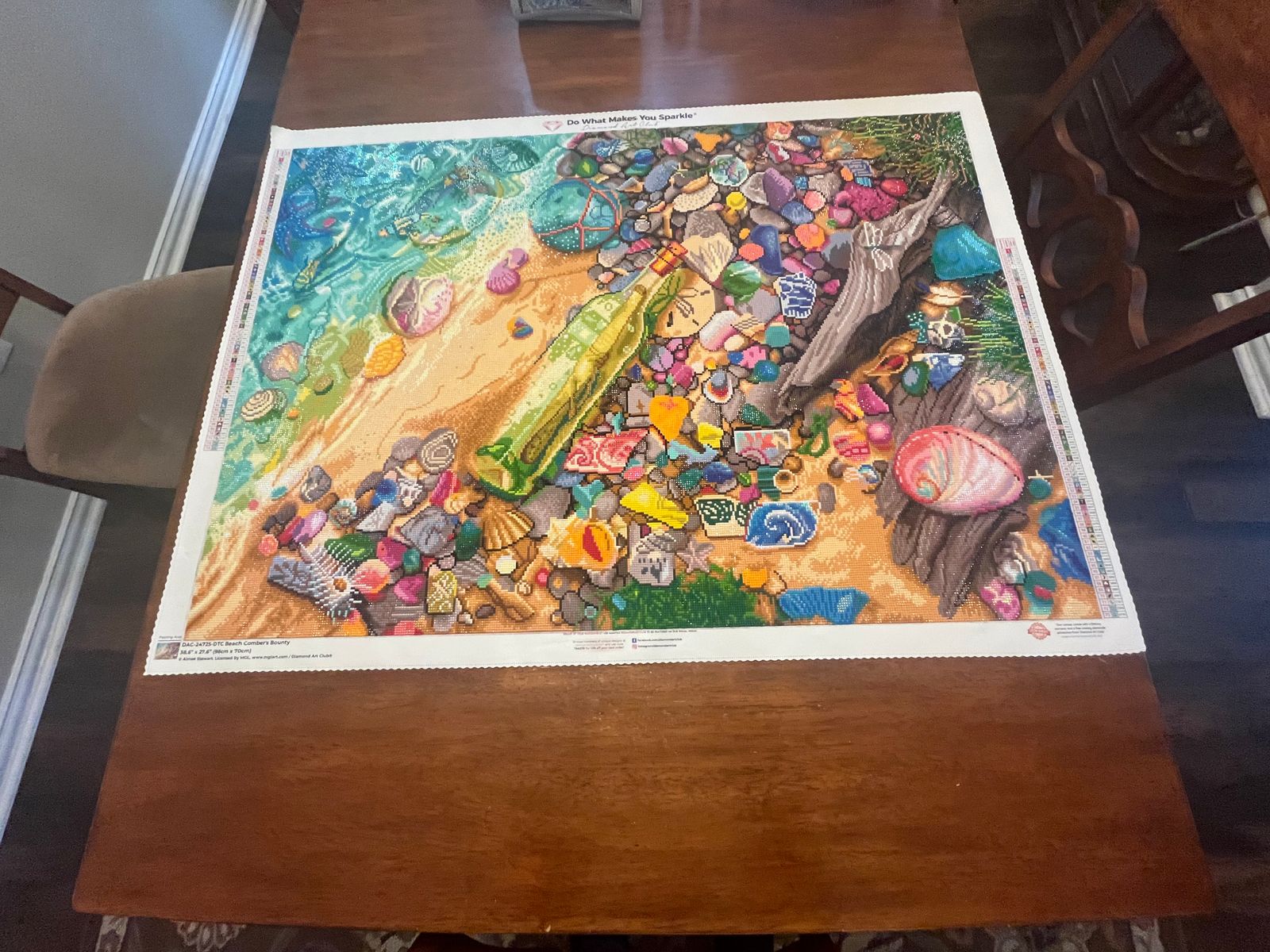 Beachcomber's Bounty Diamond Art Painting | Diamond Art Club