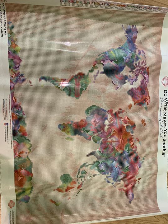 World Map – Diamond Art Club