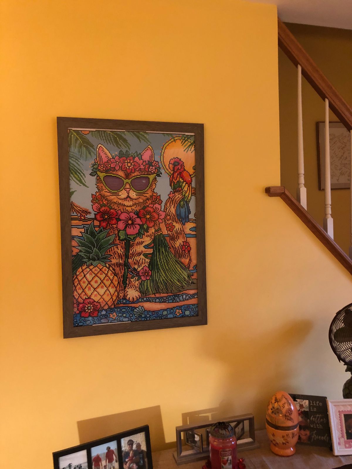 Hawaiian Cat – Diamond Art Club
