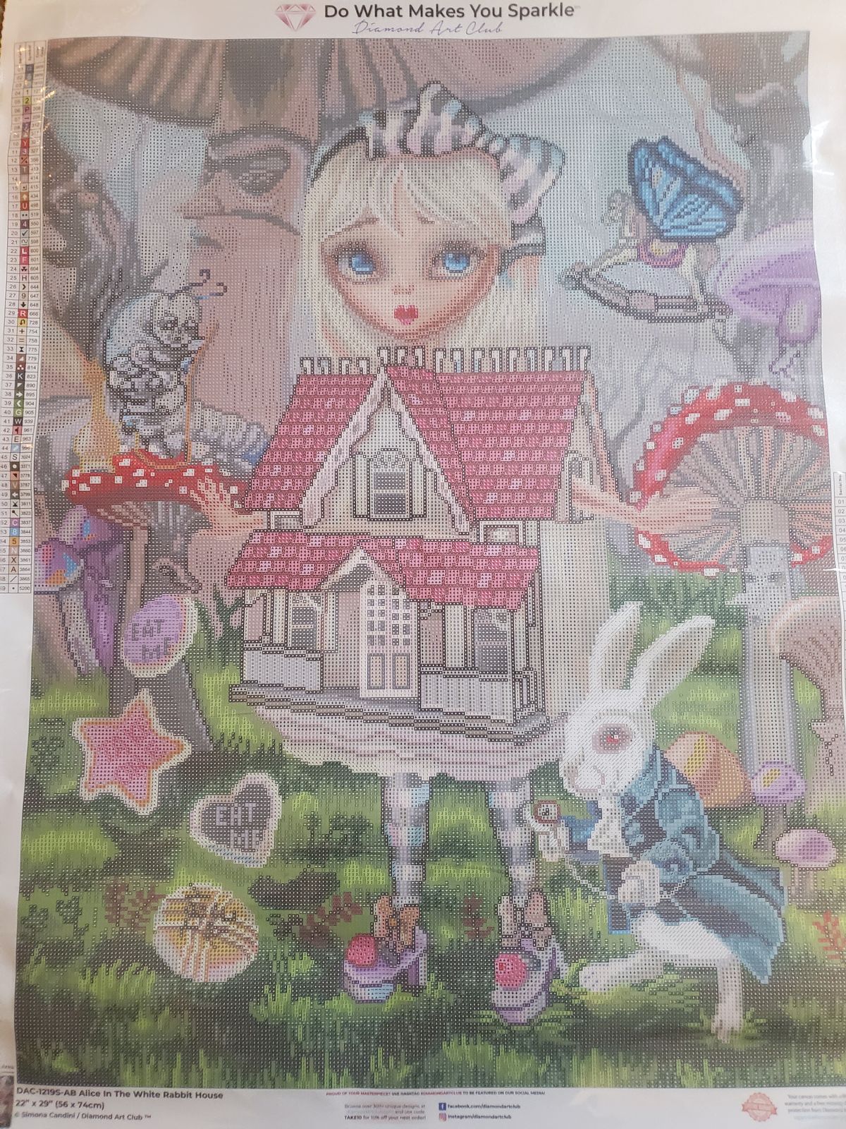 Alice in The White Rabbit House | Diamond Art Club™