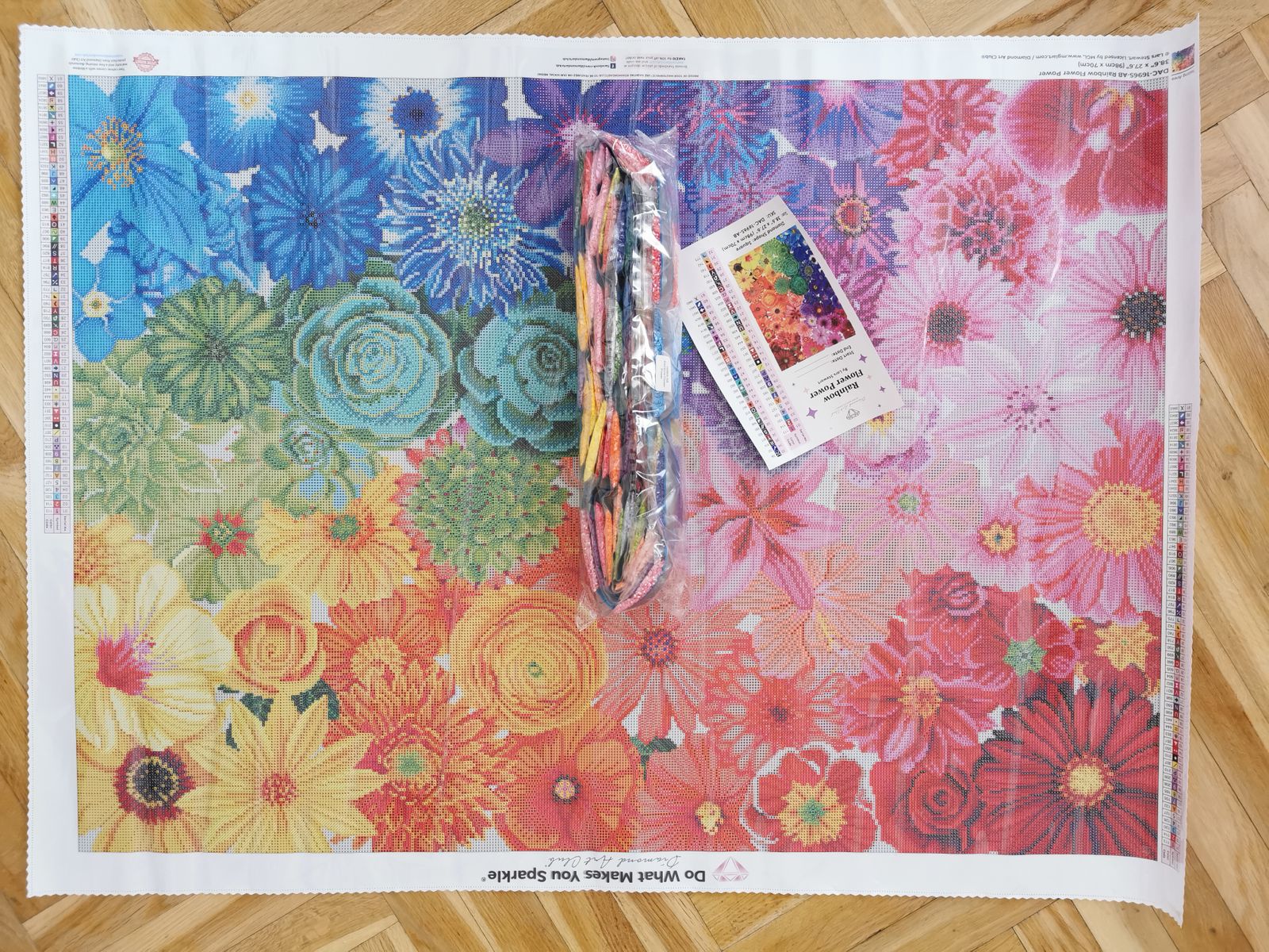 Rainbow Flower Power – Diamond Art Club