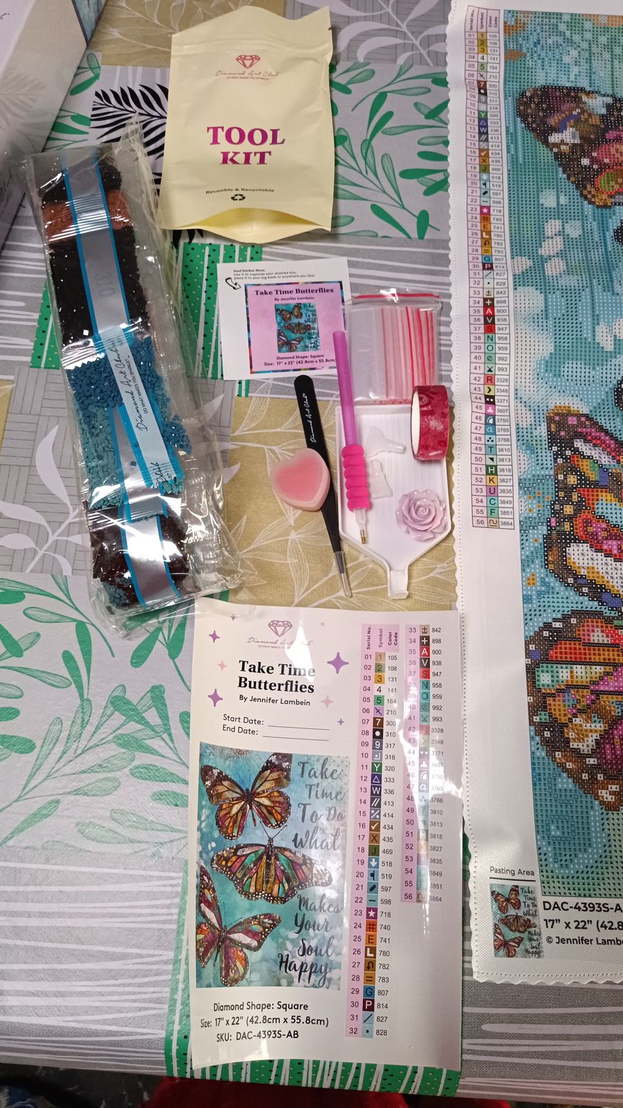 Take Time Butterflies – Diamond Art Club