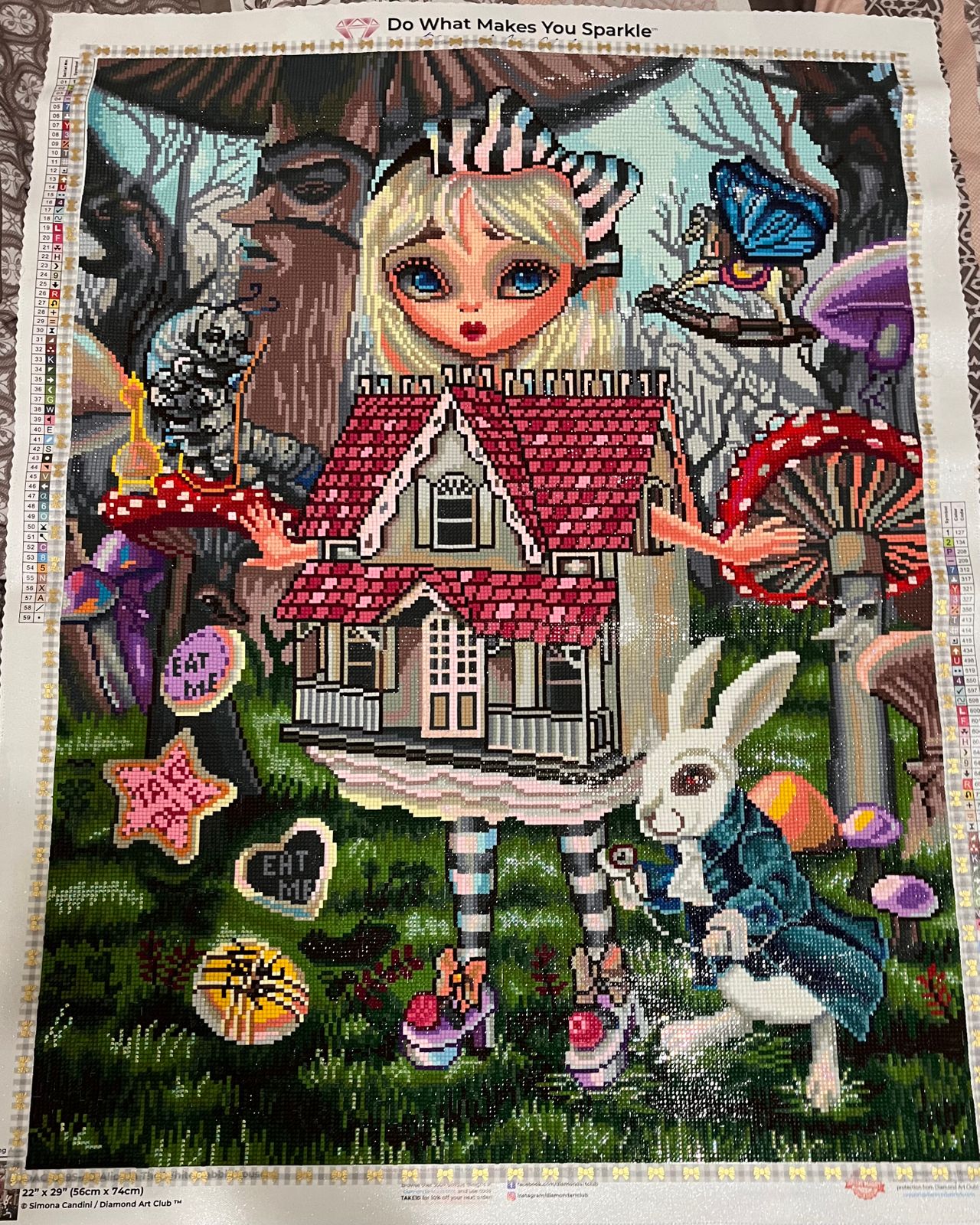 Alice in The White Rabbit House | Diamond Art Club™