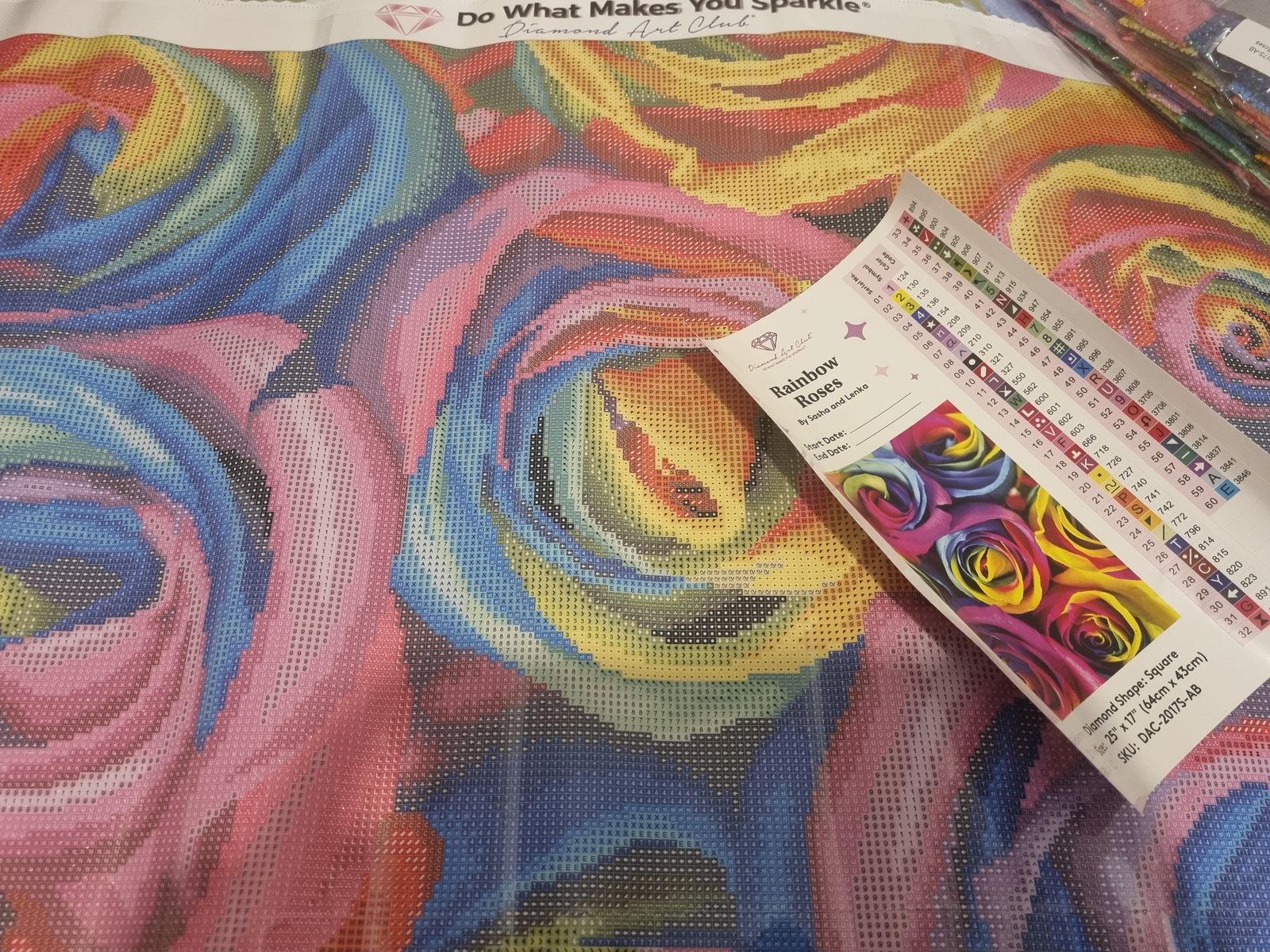 Rainbow Roses – Diamond Art Club