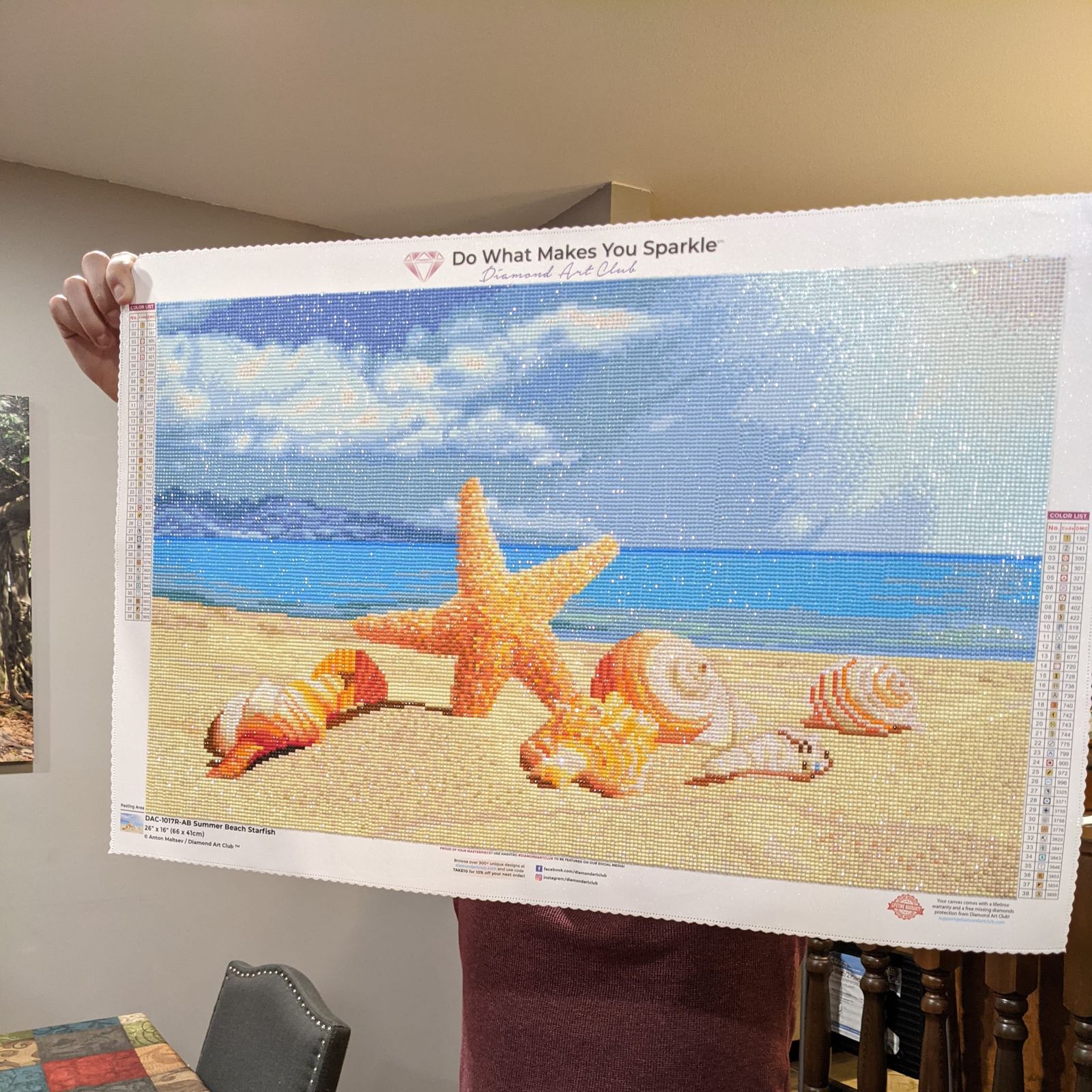Summer Beach Starfish – Diamond Art Club