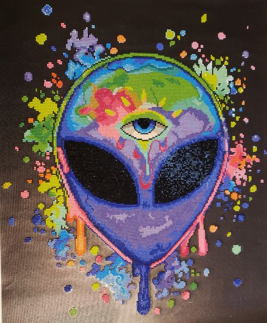 Splatter Alien – Diamond Art Club