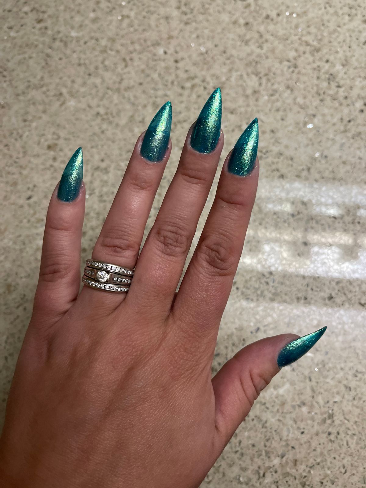 SHORT STILETTO | Kiara Sky Gelly Tips