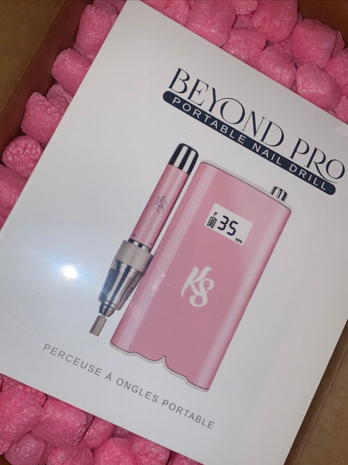 Pink | Portable Nail Drill Machine | Kiara Sky