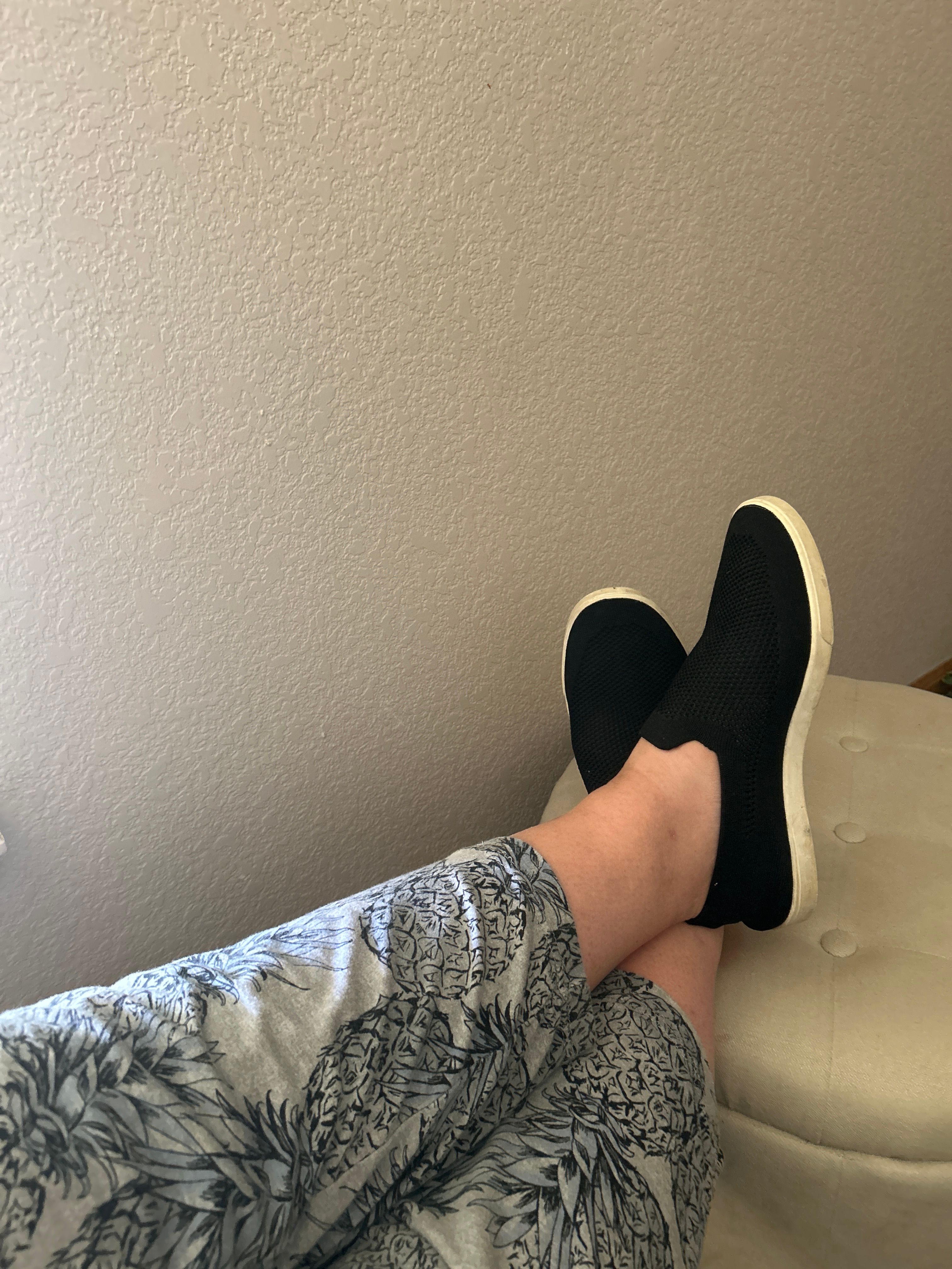 サス SUAVS The Barton スリッポン メンズ スニーカー Slate White