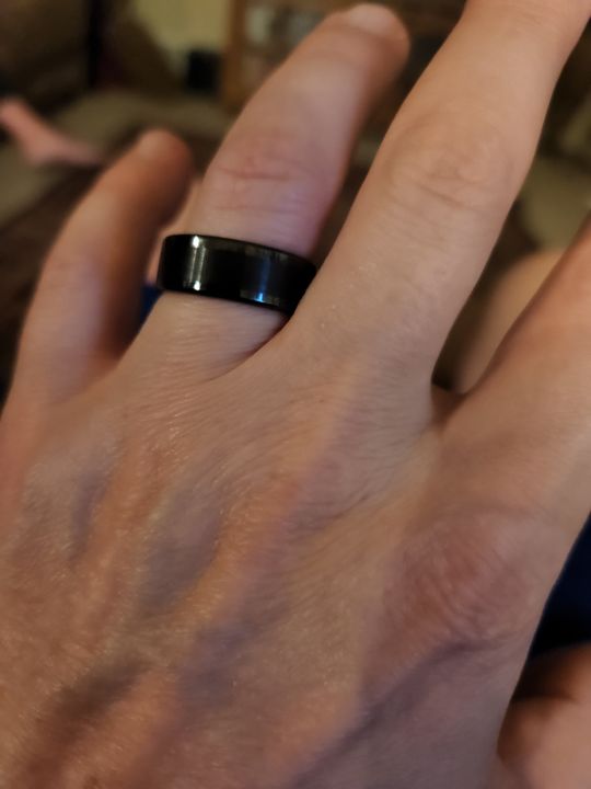 The Zeppelin - Black Plated Tungsten Ring | Manly Bands