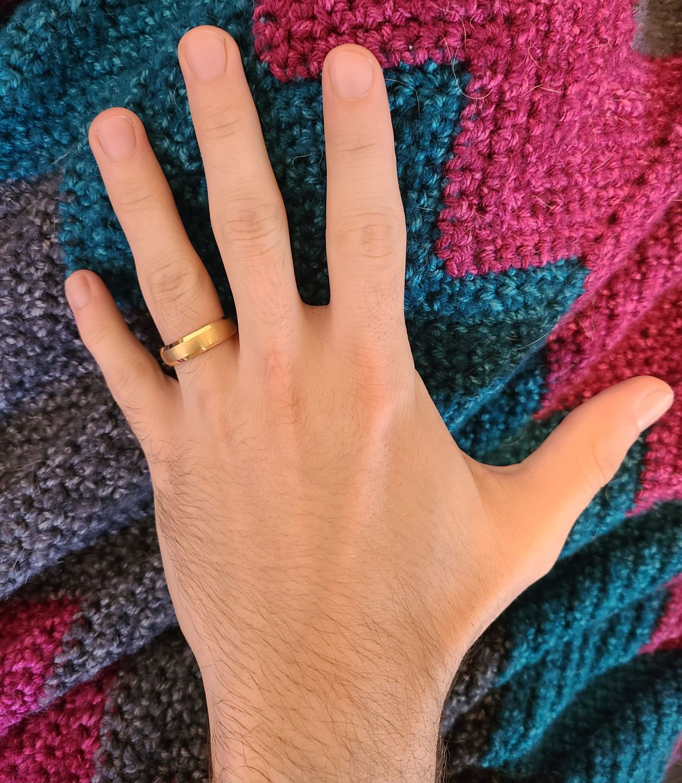 The CEO - Men's Gold Tungsten Wedding Ring | Manly Bands