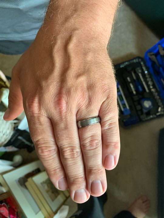 The Hero - Men's Silver Tungsten Wedding Ring | Manly Bands